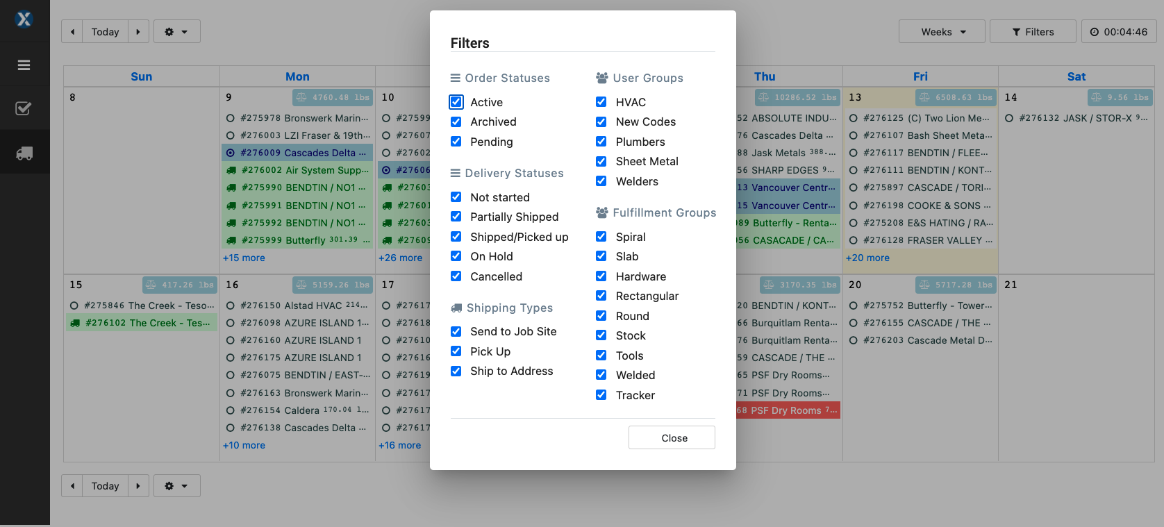 New Technology for the Production and Delivery Calendars - Software for HVAC, Pipe and ...