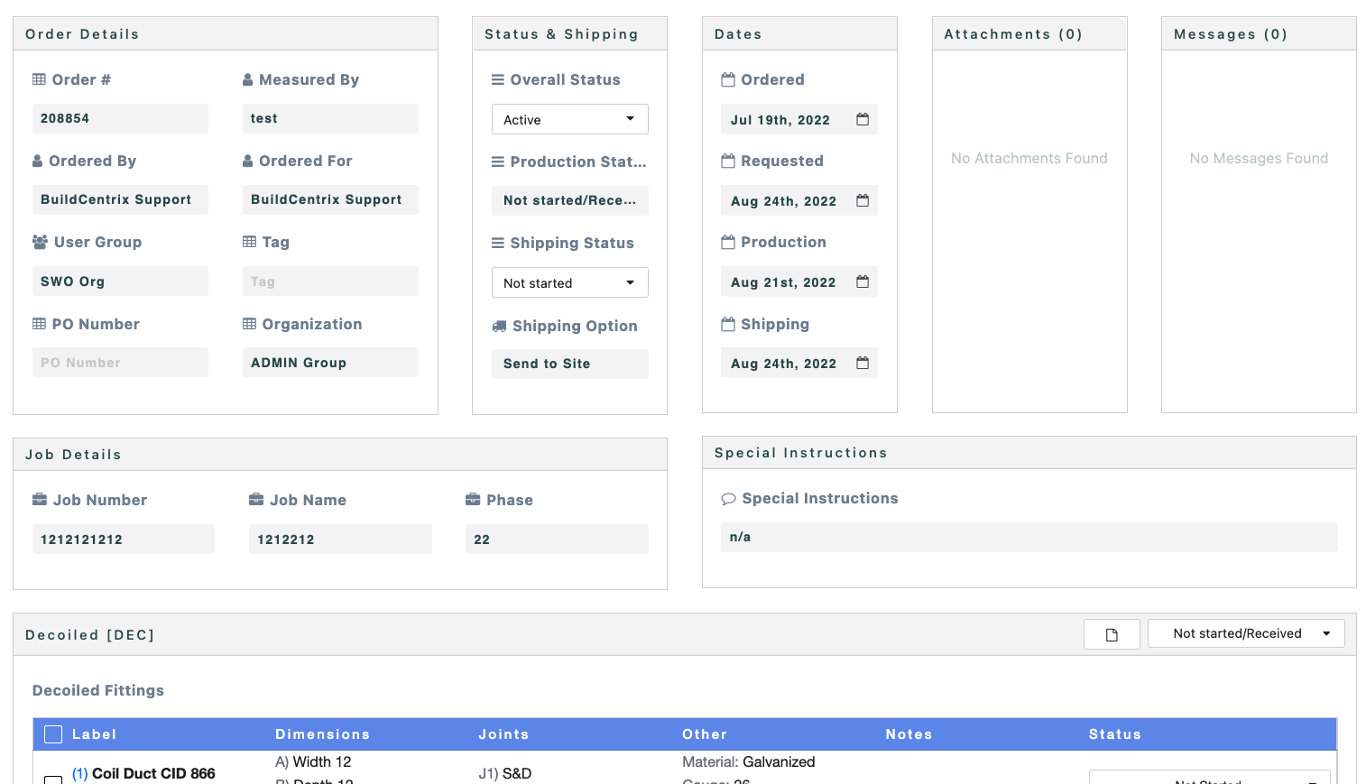 Work Order Admin and Work Order Details V2 - Software for HVAC, Pipe and Construction Companies ...